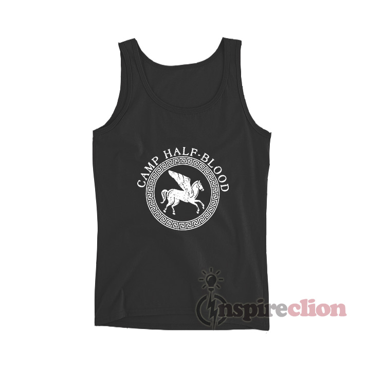 Percy Jackson Camp Half-Blood Logo Tank Top for women or men