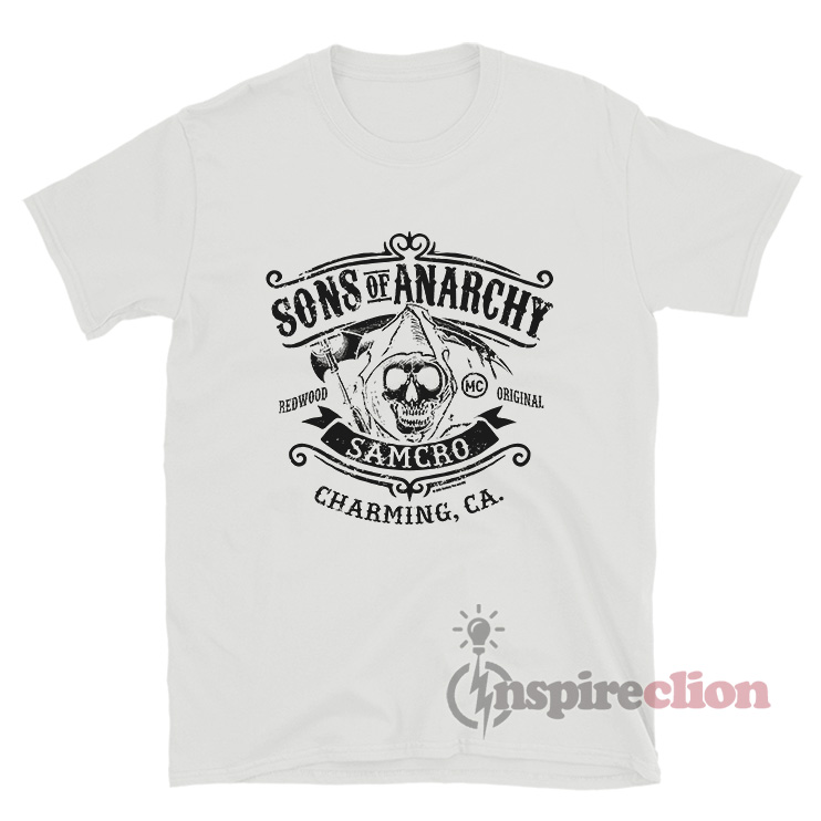 Sons Of Anarchy SAMCRO Charming T-Shirt - Inspireclion.com