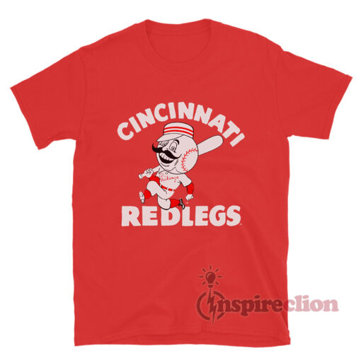 Get It Now Cincinnati Redlegs Logo T-Shirt - Inspireclion.com