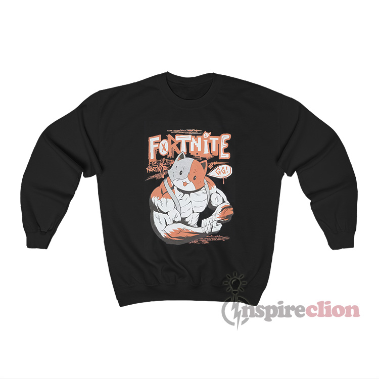 Fortnite Meowscles Sweatshirt Unisex Custom Trendy Clothes