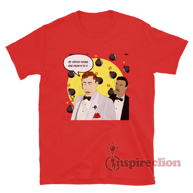 Big Red Five Heartbeats My Office Hours Meme T-Shirt For Sale