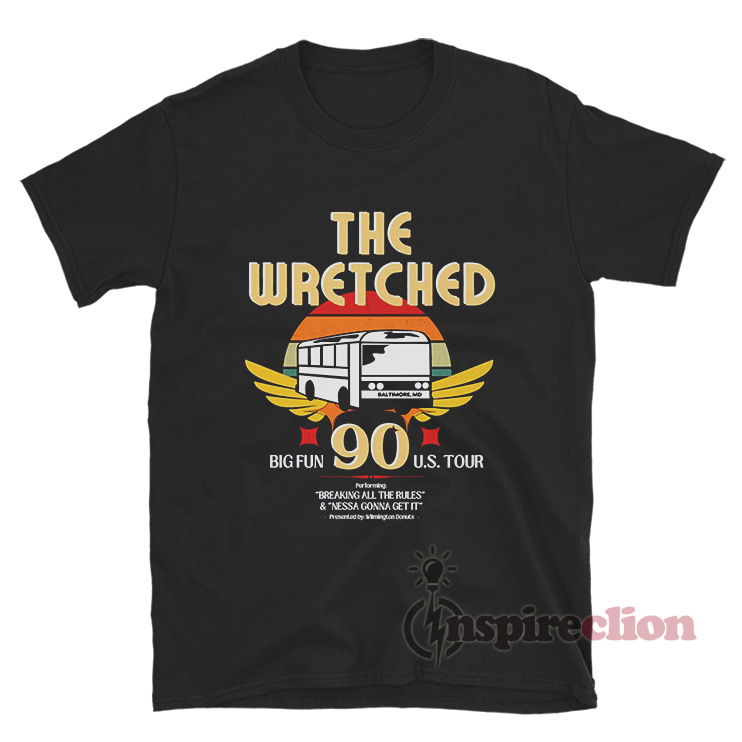 Vintage The Wretched Big Fun 90s U.S.Tour T-Shirt - Inspireclion