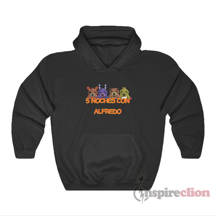 5 Noches Con Alfredo Fnaf Meme Hoodie - Inspireclion.com