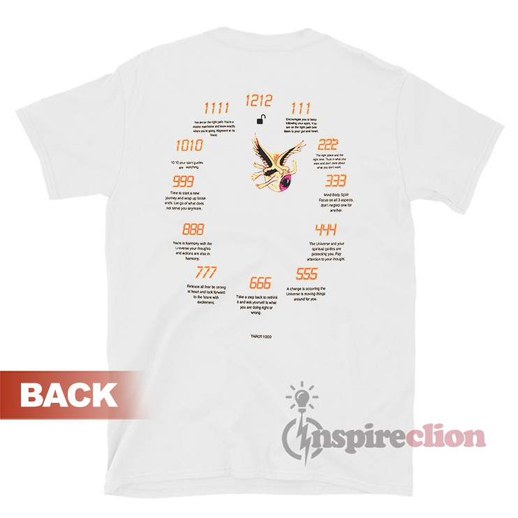 Angels Numbers T-Shirt For Women Or Men - Inspireclion.com