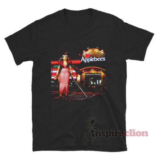 Aerith Gainsborough Applebee's Welcome Back T-Shirt For Sale