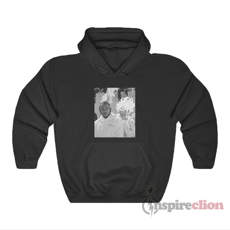 Kendrick Lamar Monkey D Luffy Dreamers Anime x Rapper Hoodie