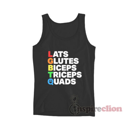 LGBTQ Lats Glutes Biceps Triceps Quads Tank Top For Unisex