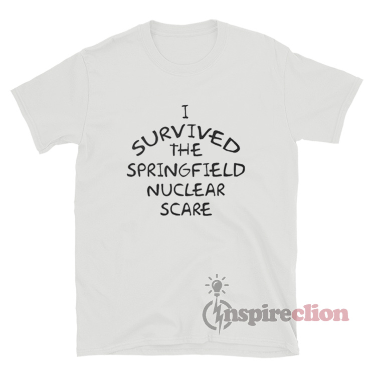 I Survived The Springfield Nuclear Scare T-Shirt The Simpsons