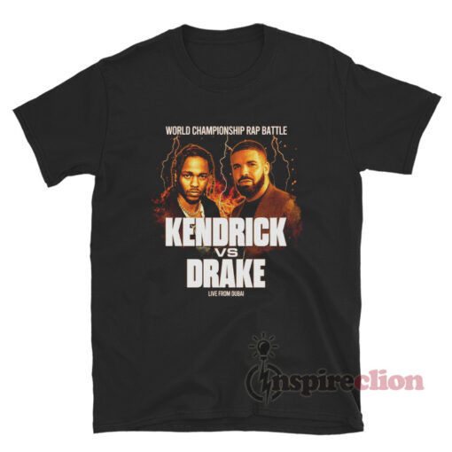 Rap Battle Kendrick vs Drake T-Shirt - Inspireclion.com
