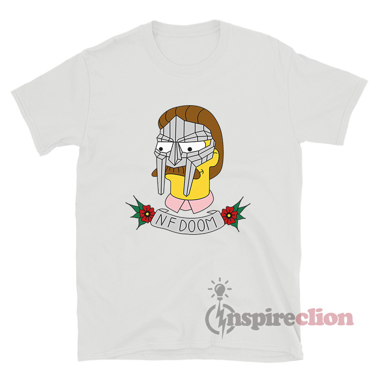 MF Doom Simpsons Ned Flanders NF Doom T-Shirt - Inspireclion