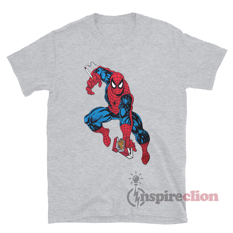 The Amazing Smokerman Spider-Man Smoking Meme T-Shirt