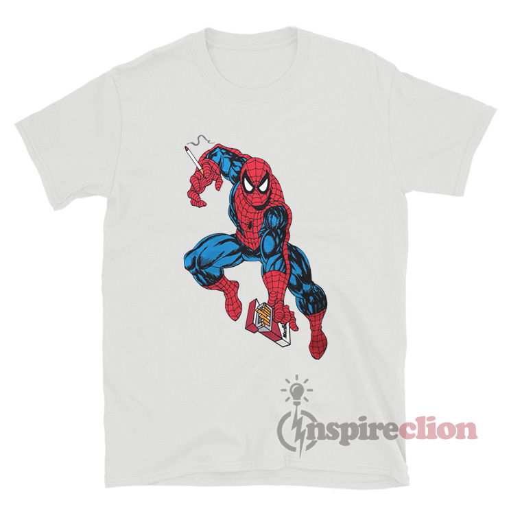 The Amazing Smokerman Spider-Man Smoking Meme T-Shirt