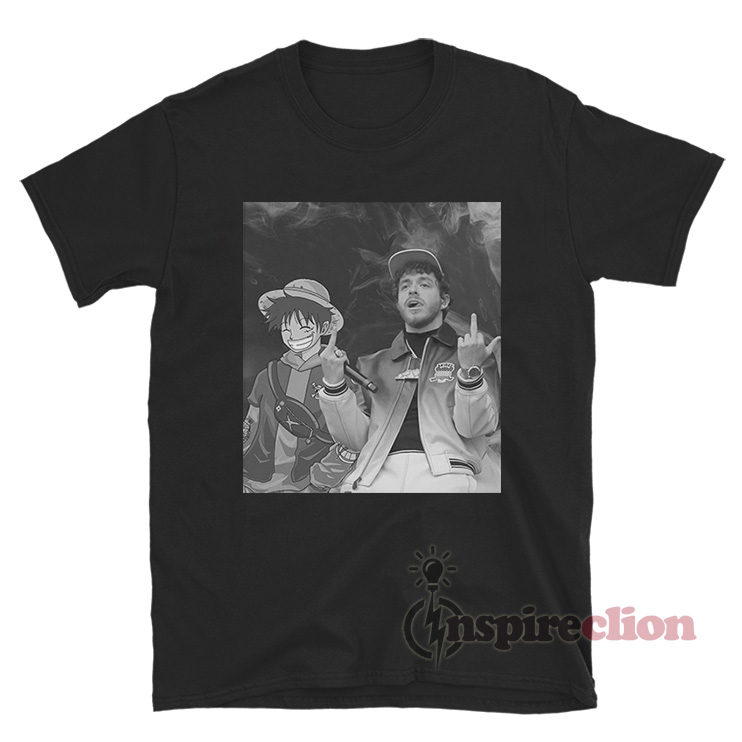 Jack Harlow Monkey D Luffy Anime x Rappers T-Shirt - Inspireclion