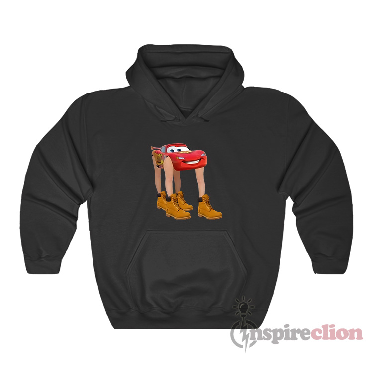 Lightning McQueen With Legs Meme Hoodie - Inspireclion.com