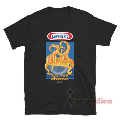 LoveKraft Necro-Roni And Cheese T-Shirt - Inspireclion.com