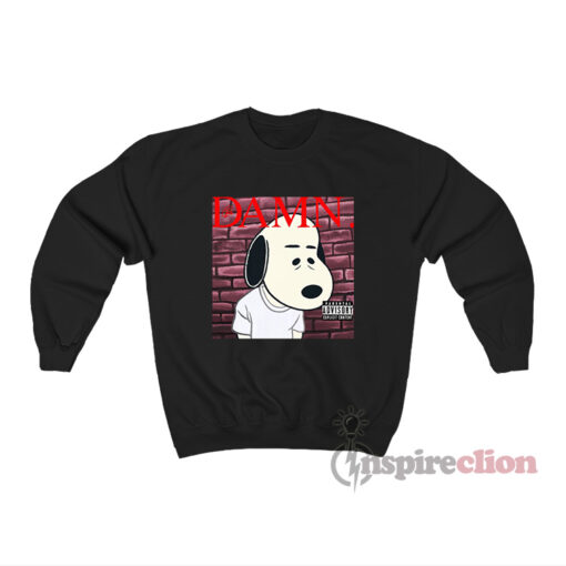 Kendrick Lamar Damn Snoopy Album Cover Sweatshirt For Sale