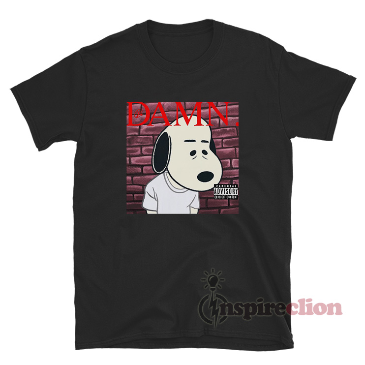 Kendrick Lamar Damn Snoopy Album Cover T-Shirt - Inspireclion