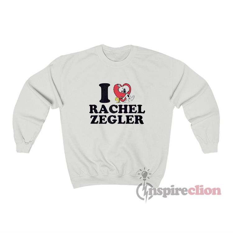 I Love Rachel Zegler Crewneck Sweatshirt Cheap Custom