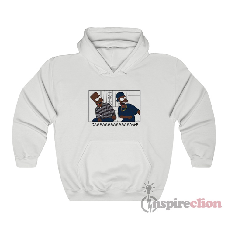 Bart Simpson Friday Damn Meme Hoodie - Inspireclion.com