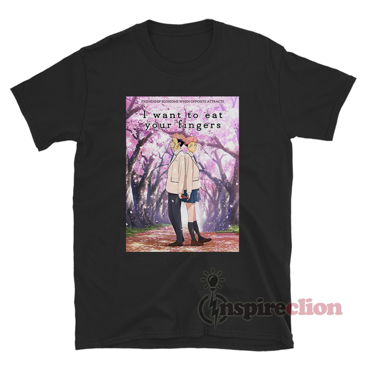 I Want To Eat Your Fingers JJK Meme T-Shirt - Inspireclion.com