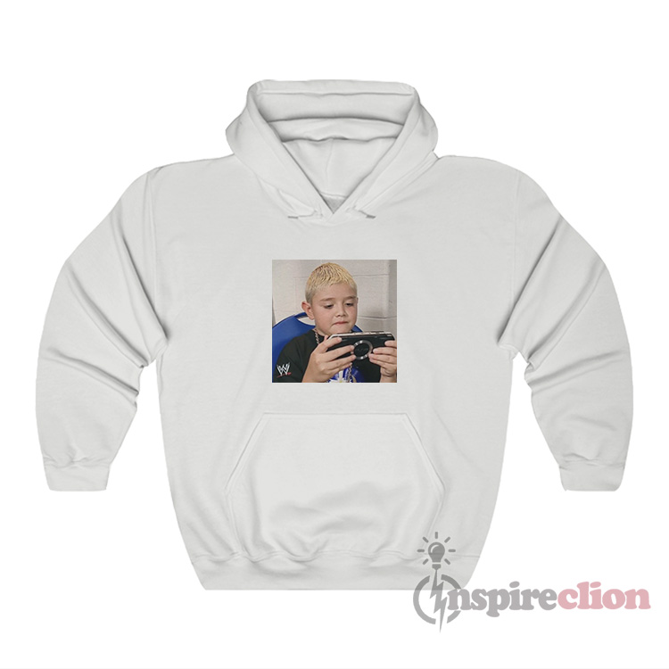Dominik Mysterio Kid Playing PSP Hoodie - Inspireclion.com