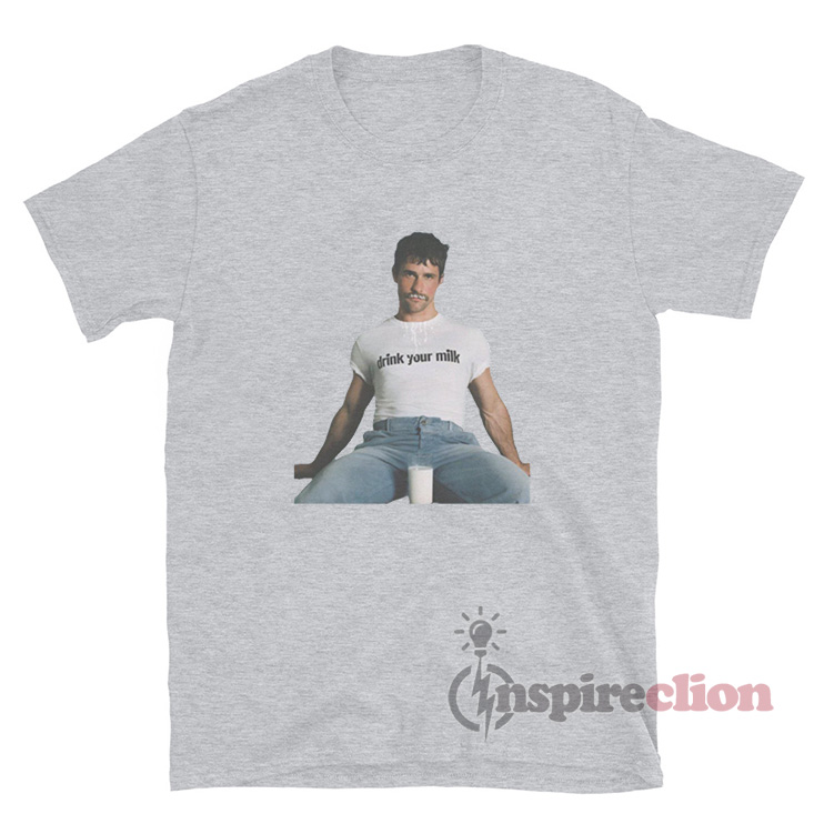 Drink Your Milk Jonathan Bailey Photo T-Shirt - Inspireclion.com