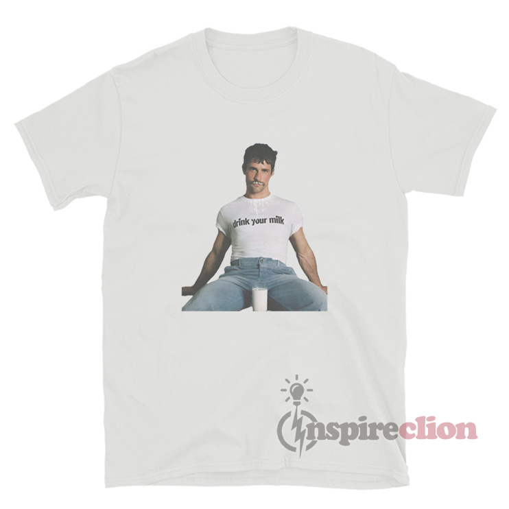 Drink Your Milk Jonathan Bailey Photo T-Shirt - Inspireclion.com