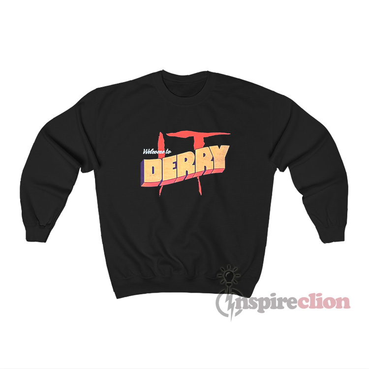 IT Welcome To Derry 2025 Logo Sweatshirt for Sale Cheap Custom