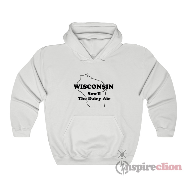 The Wire Herc Wisconsin Smell The Dairy Air Hoodie - Inspireclion